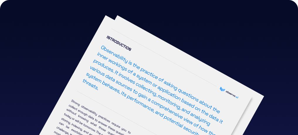 Observo AI - The AI Data Pipeline for Security and DevOps